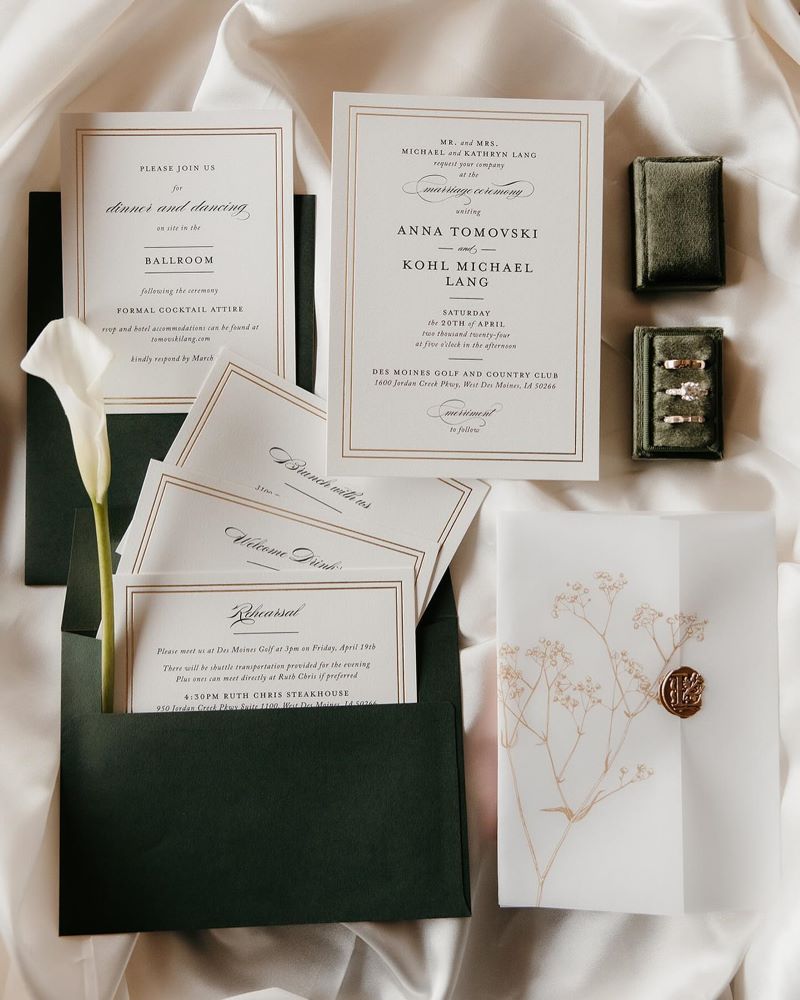 Wedding Invitation Inner Envelope 60 Photos Astyledwedding